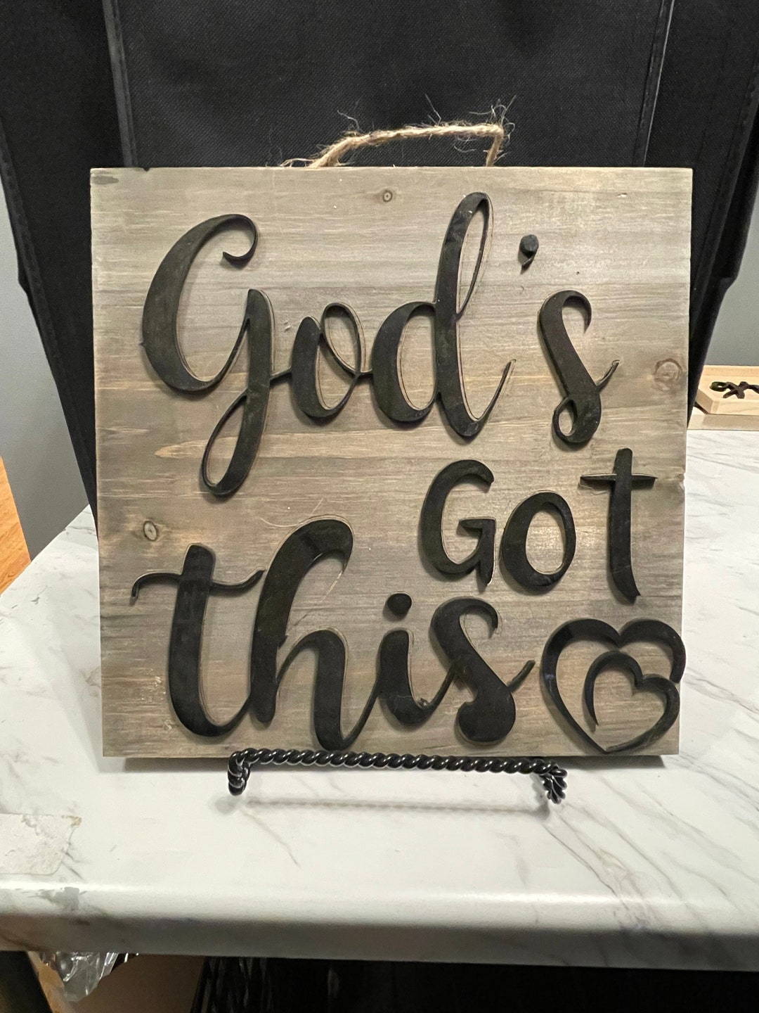 Affirming Wall Art Faith Home Decor God’s Got This Acrylic and Wood ...