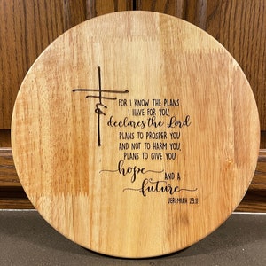 Christian Kitchen Gift for House Dining Accent Serving Tray With Verse ...