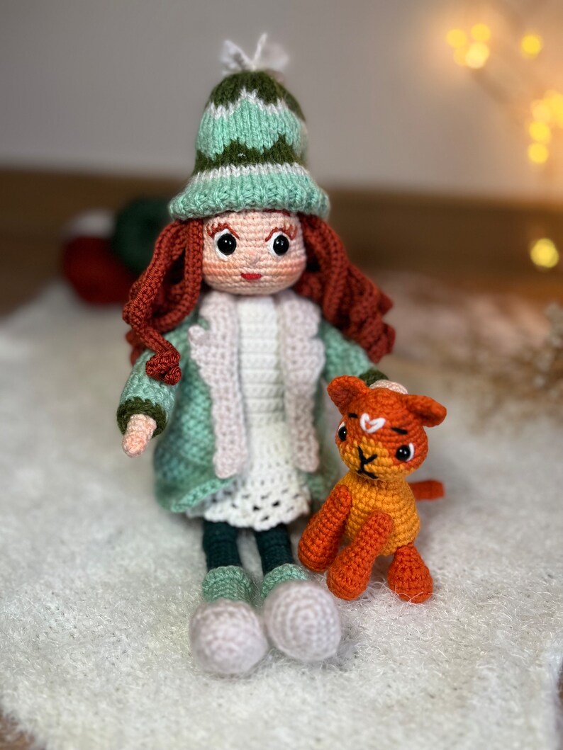Amigurumi Movable Body Parts Doll häkelanleitung Ivy & - Etsy