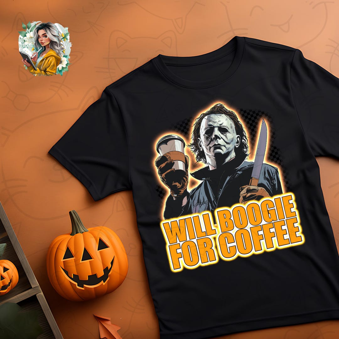 Will Boogie for Cofee, Michael Myers PNG - Etsy
