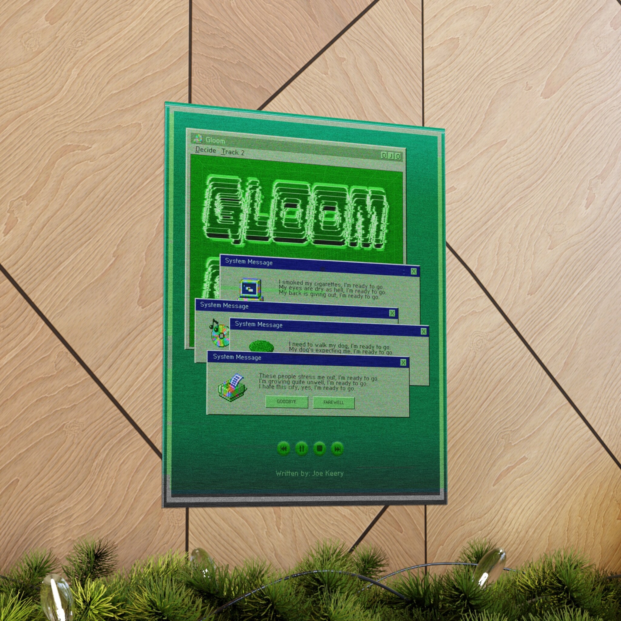 DJO Joe Keey GLOOM Poster - Etsy