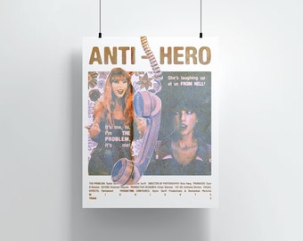 Anti Hero Taylor Poster - Etsy