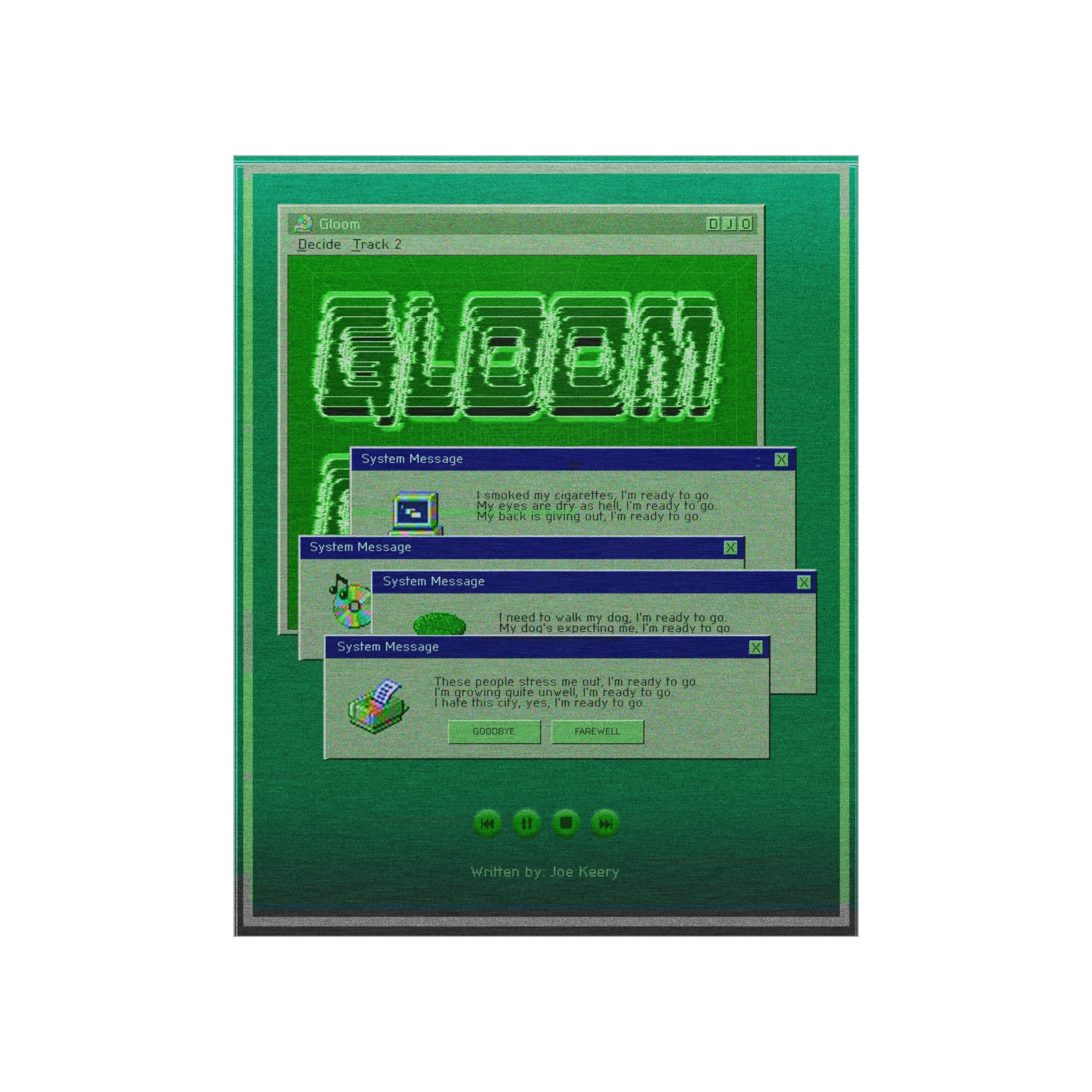 DJO Joe Keey GLOOM Poster - Etsy