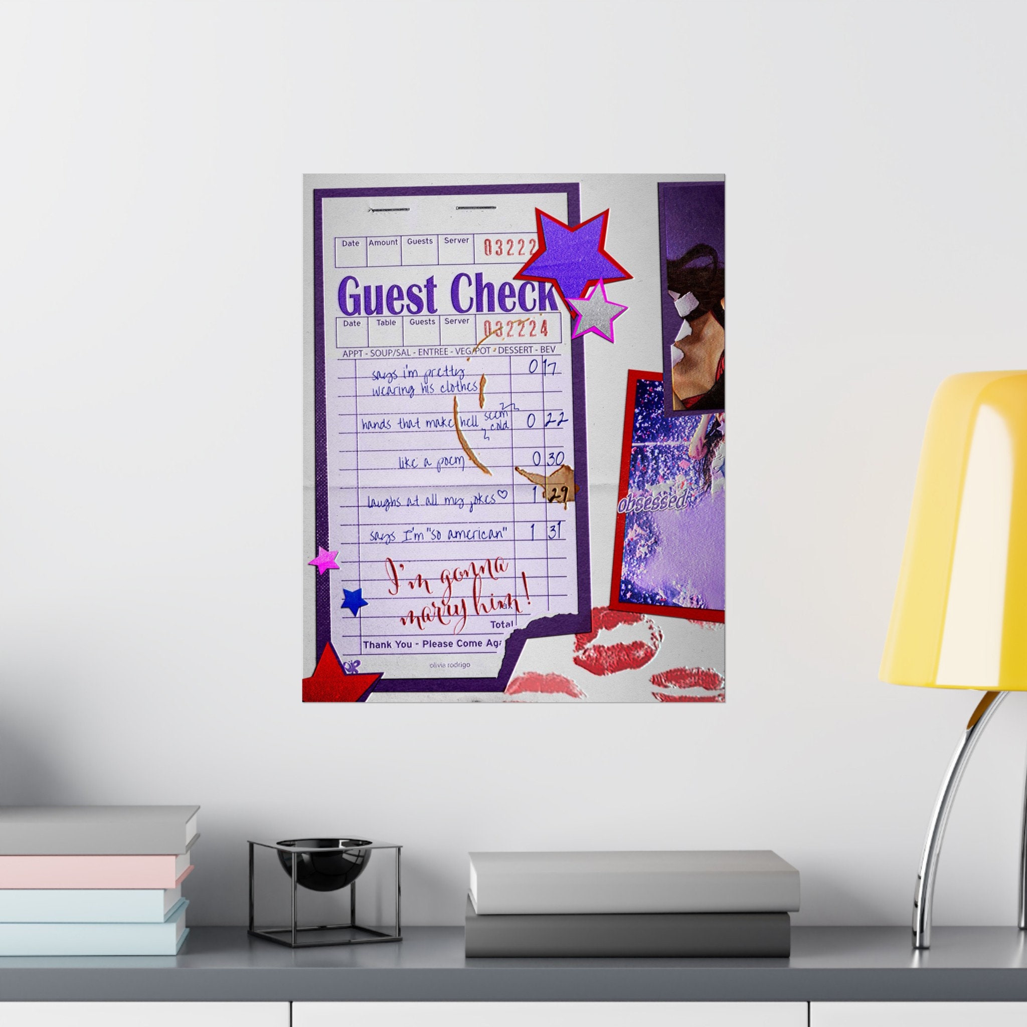 Olivia Rodrigo GUTS spilled Poster - Etsy