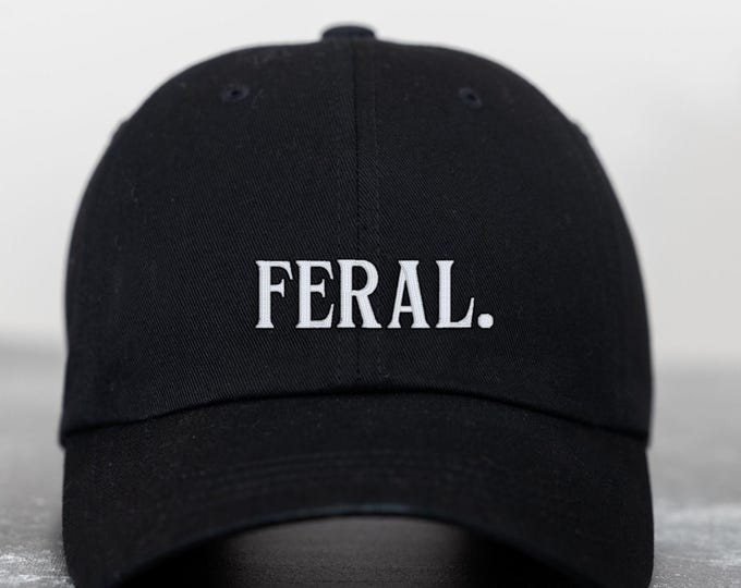 8 Colors Feral Distressed Unisex Hat Gift for Him Goth Accessories Gift ...