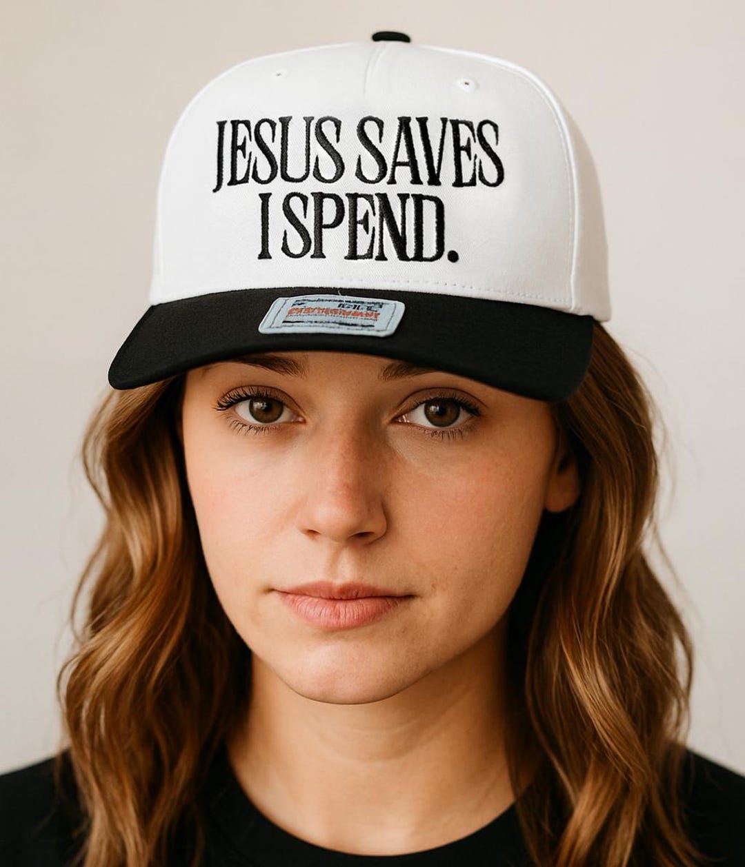 Jesus Saves I Spend Trucker Hat, Funny Christian Trucker Hat - Unique ...