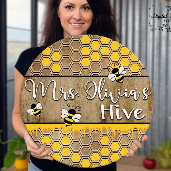 Bee Door Sign - Etsy