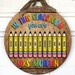 Teacher Door Sign, Personalized Classroom Door Sign Back to School Gift ...