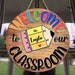 Teacher Doorsign Welcome to Teacher Classroom Door Hanger Back to ...