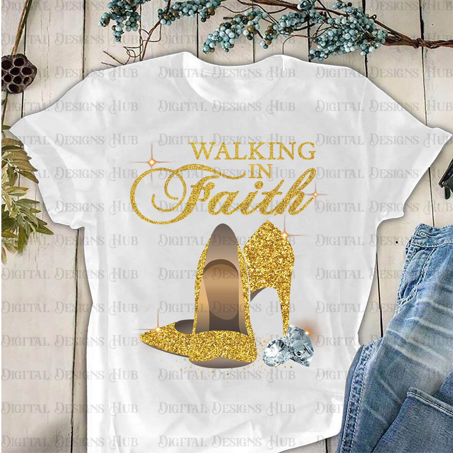 Walking in Faith Heels Digital Download, Heels Designs Downloads for ...
