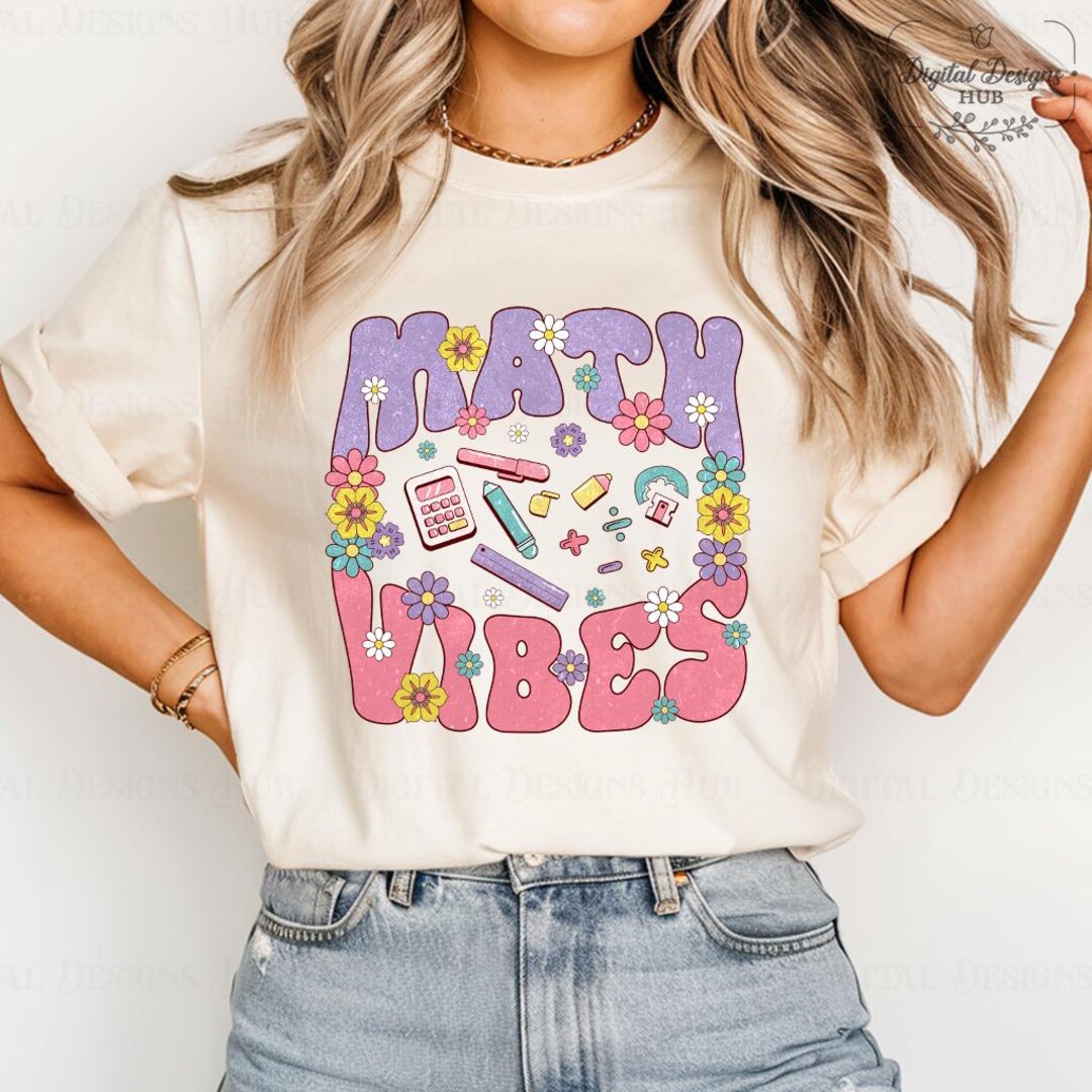 Math Vibes Teacher Shirt, Math Teacher Shirt, Mathematician Shirt, Math ...