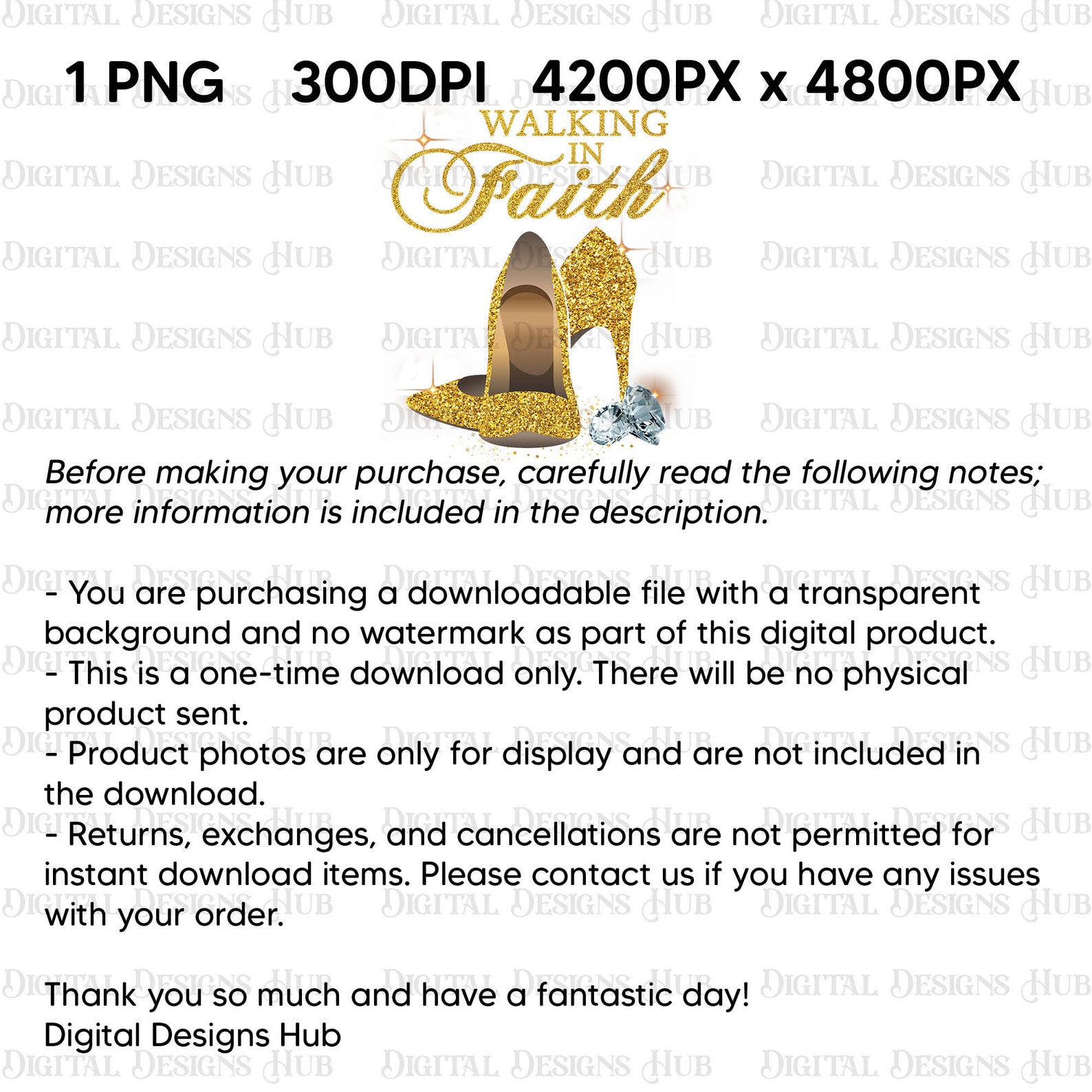 Walking in Faith Heels Digital Download, Heels Designs Downloads for ...