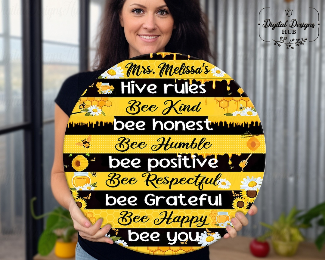 Bee Classroom Decor | Personalized Classroom Door Sign Back to School ...