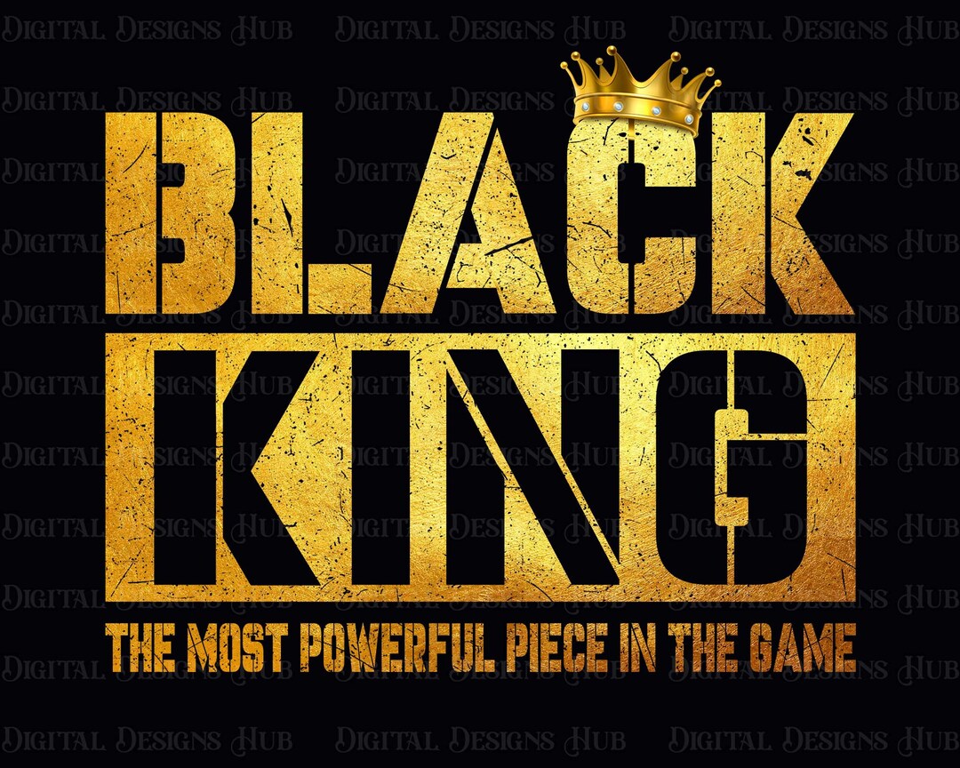 Black King Png, the Most Powerful Piece in the Game Sublimation Shirts ...