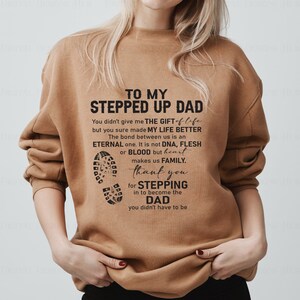 To My Stepped up Dad Message Png Files | Step Dad Png Printables Design ...