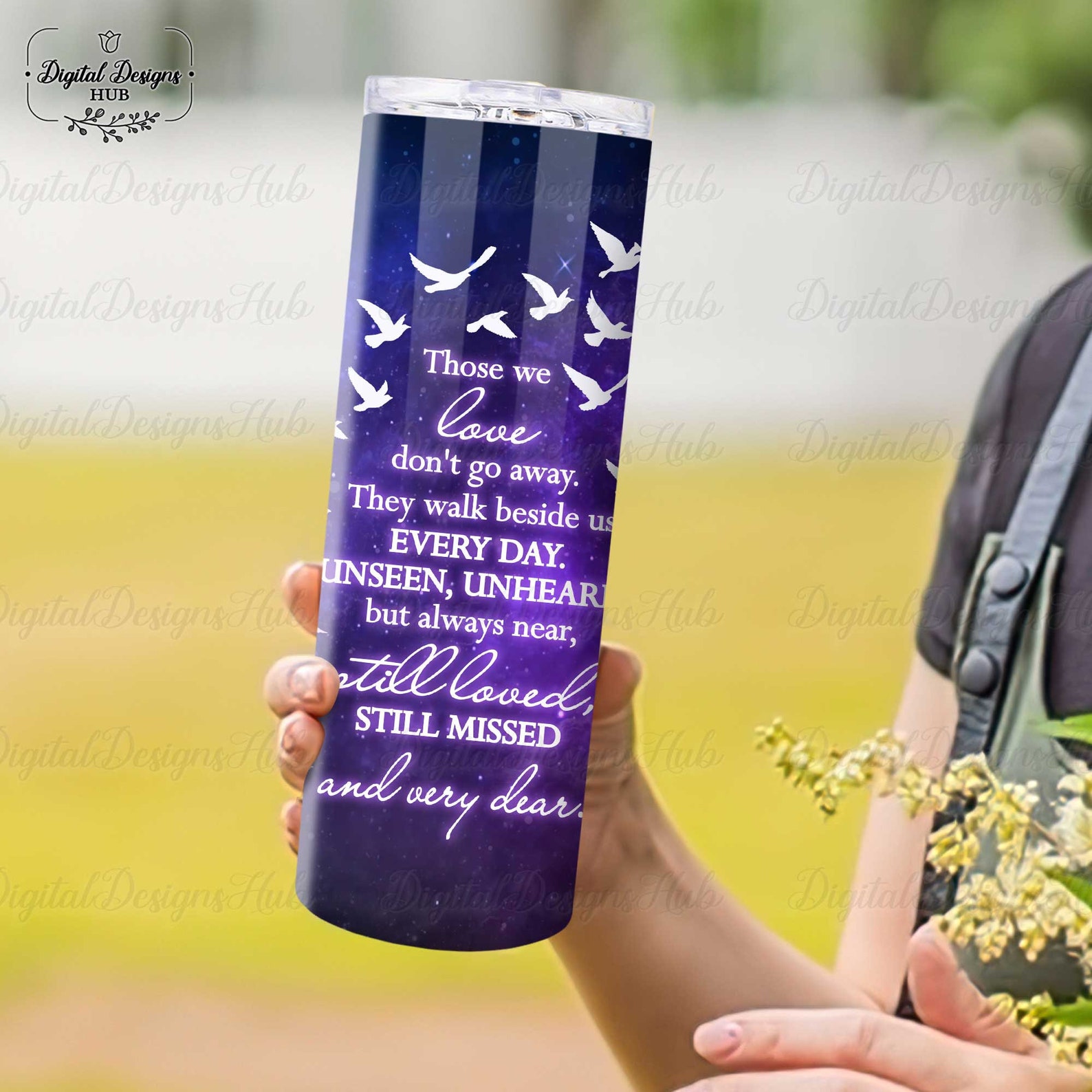 Custom Memorial Tumbler Wrap PNG Loss of Father Custom Photo - Etsy