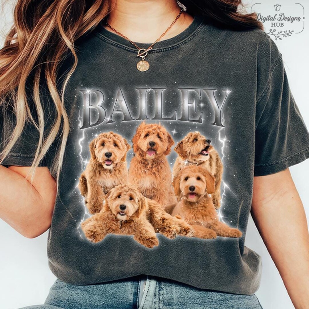 Custom 90S Bootleg Dog Shirt Comfort Colors, Custom Bootleg Rap Tee Dog ...