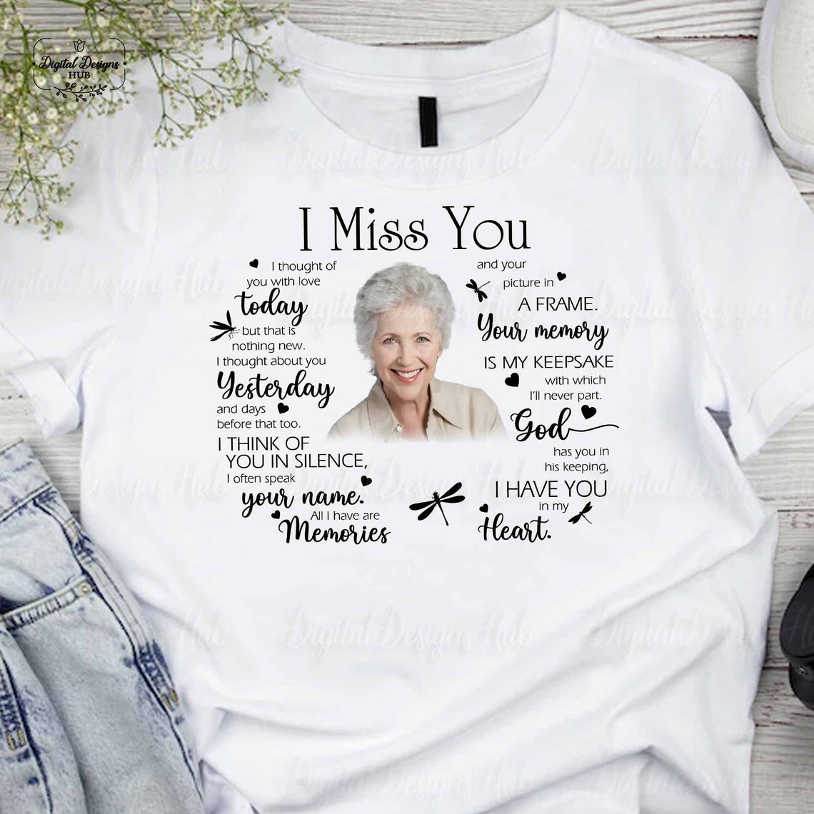I Miss You Mom Memorial Svg File for Cricut Memorial Sympathy - Etsy