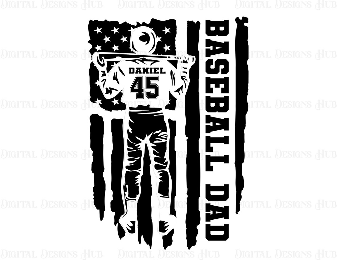 Baseball Dad Png Sublimation Design Download | Baseball Dad Shirt Daddy ...