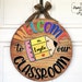 Teacher Doorsign Welcome to Teacher Classroom Door Hanger Back to ...
