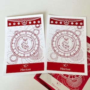 Diluc (noctua) | Genshin Impact – Foil Print Constellation Series - Etsy