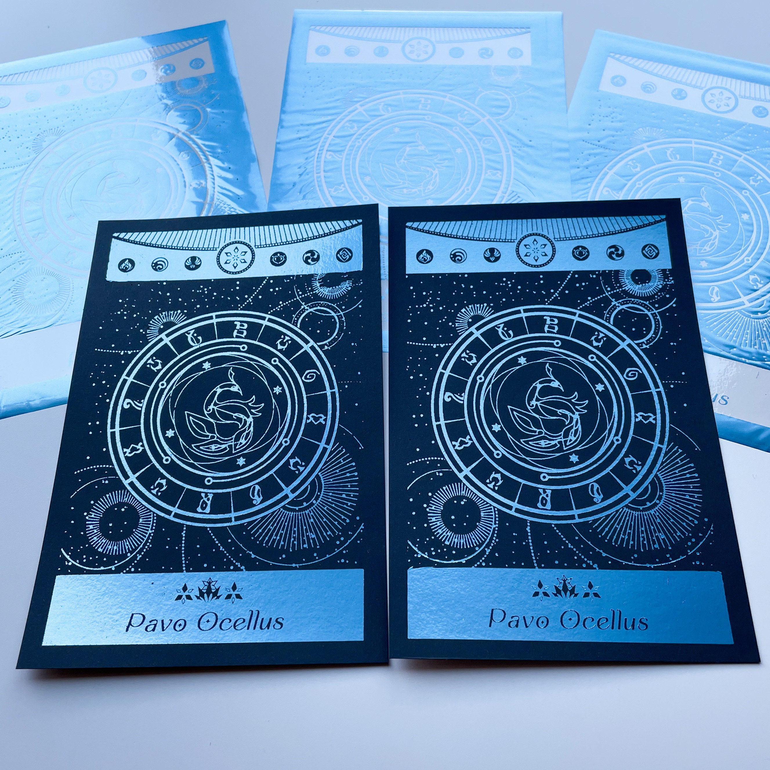 Kaeya pavo Ocellus Genshin Impact Foil Print - Etsy