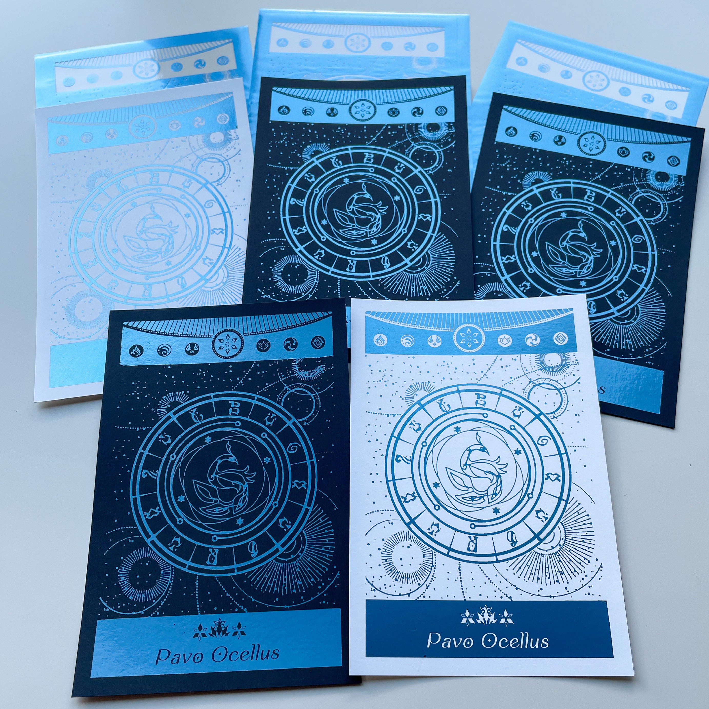 Kaeya pavo Ocellus Genshin Impact Foil Print - Etsy