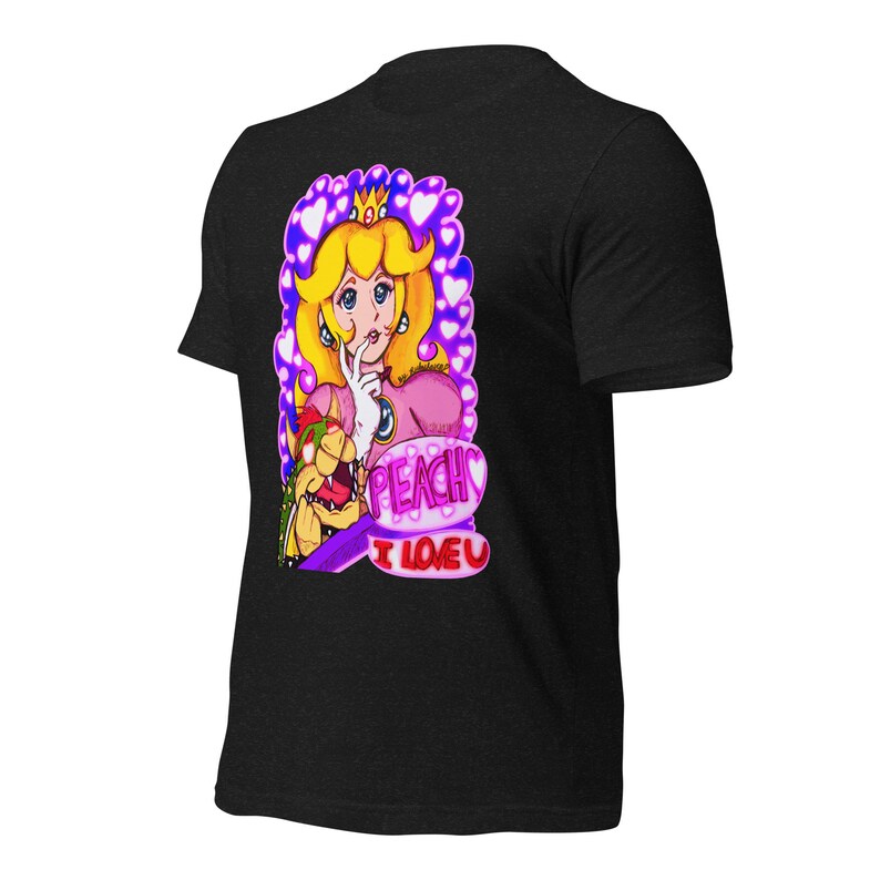 Princess Peach Bowser T-shirt - Etsy