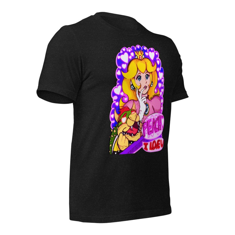 Princess Peach Bowser T-shirt - Etsy