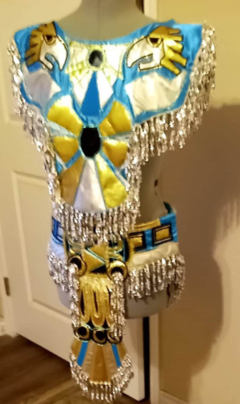 Aztec Neck and Hip Piece MADE TO ORDER - Etsy