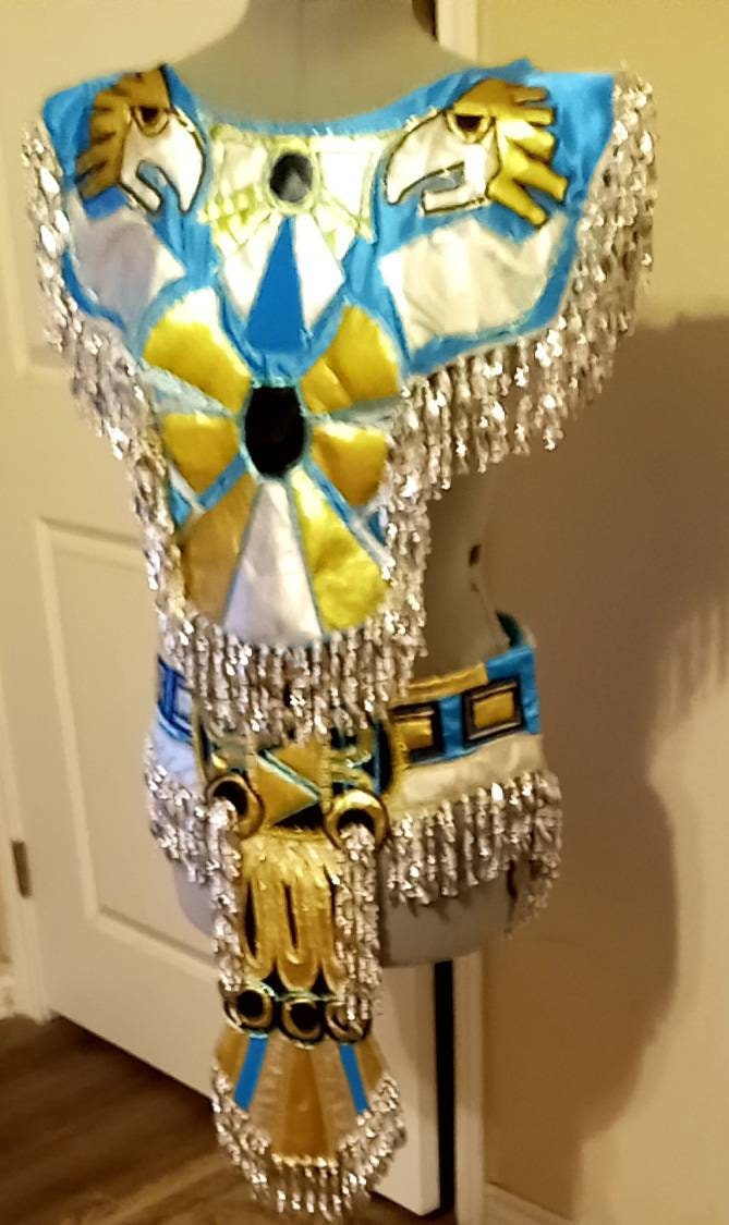 Aztec Neck and Hip Piece MADE TO ORDER - Etsy