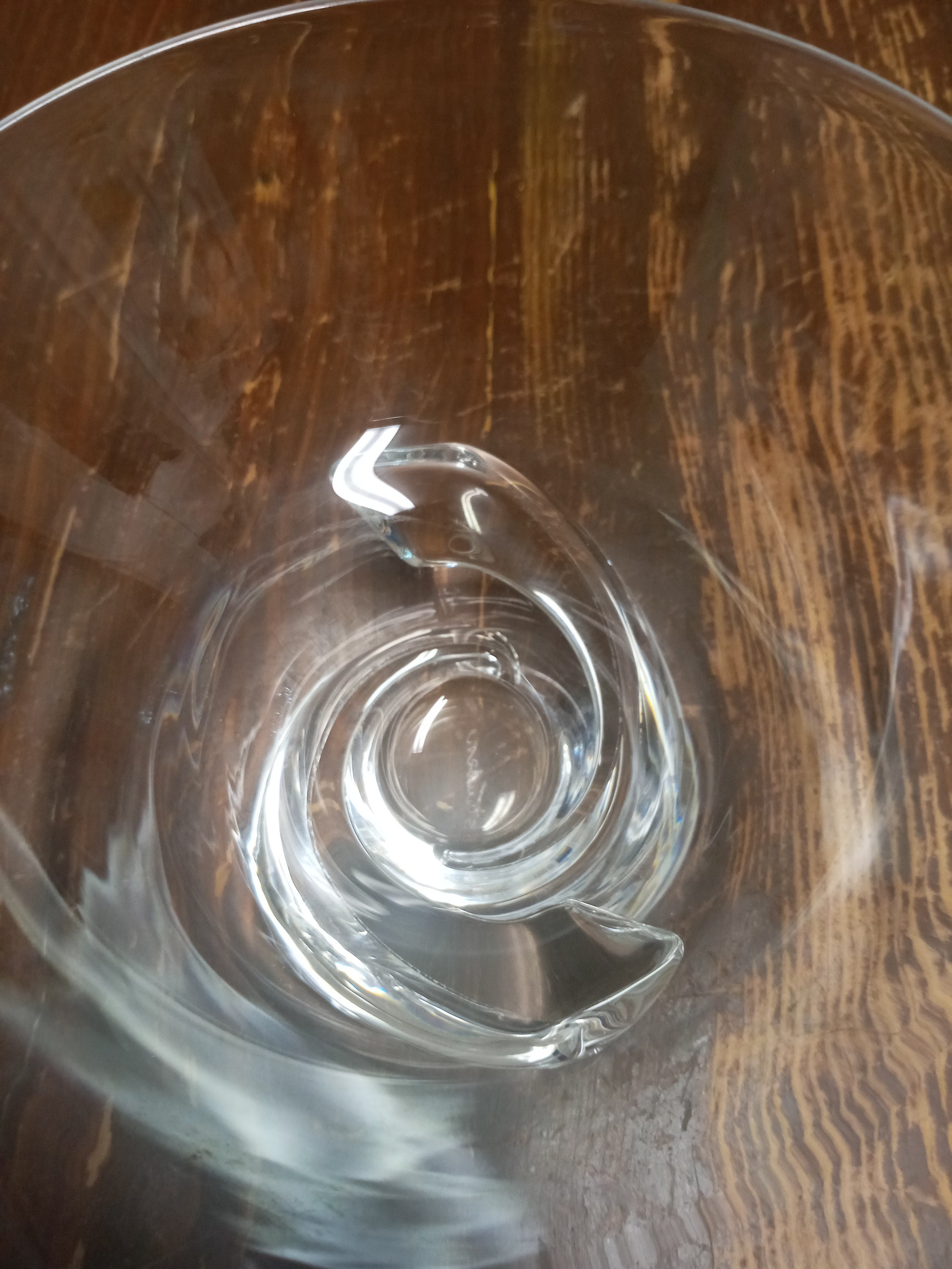 Vintage Steuben Snake Spiral Crystal Bowl 7" Signed - Etsy