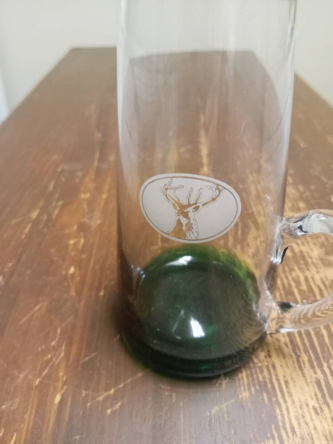 Jagermeister Handblown Pitcher With Etched Stag Motif - Etsy