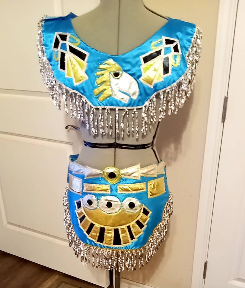 Aztec Neck and Hip Piece MADE TO ORDER - Etsy