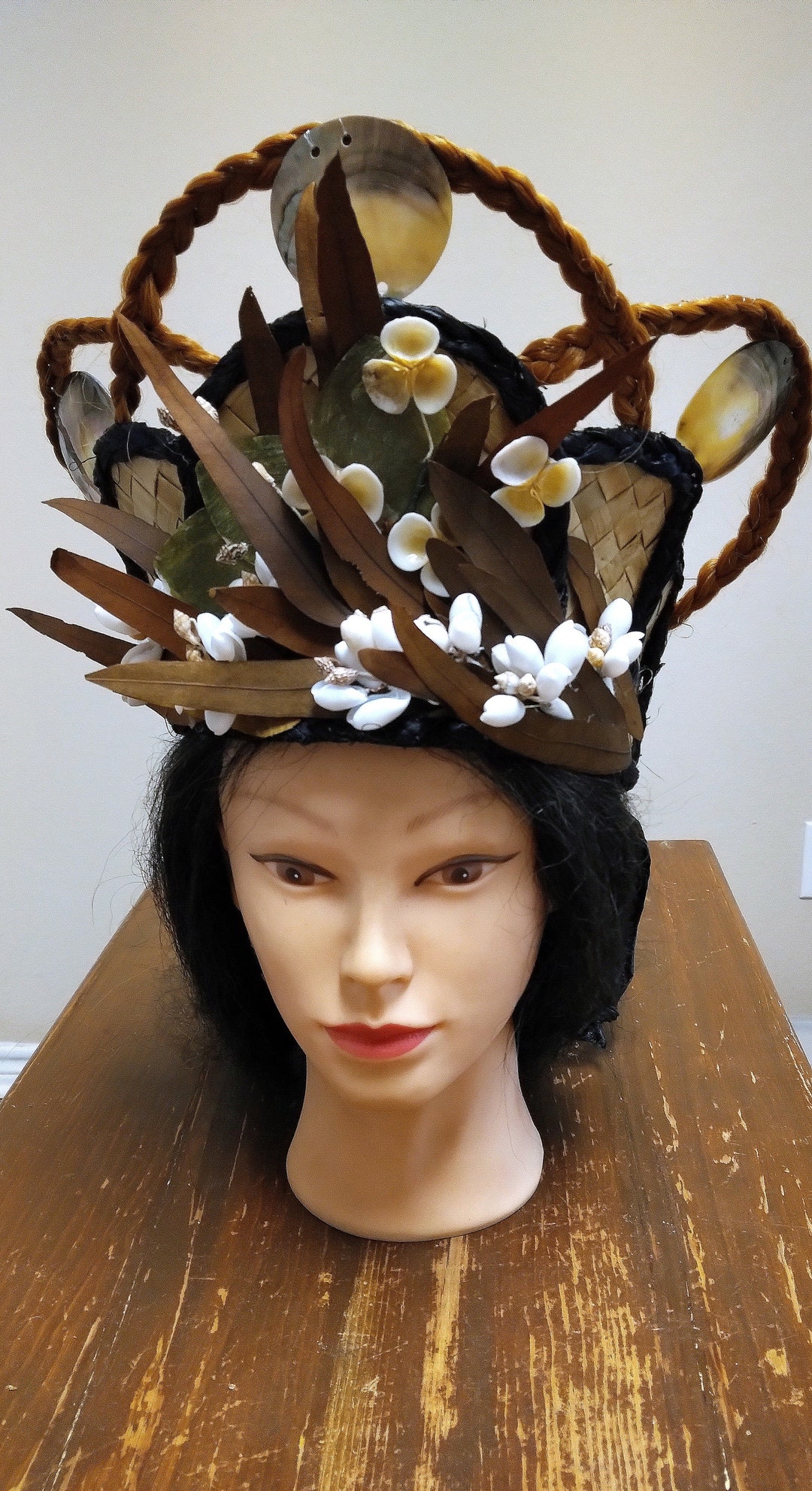 New Tahitian/tribal Headdress Crown READY TO SHIP - Etsy Australia