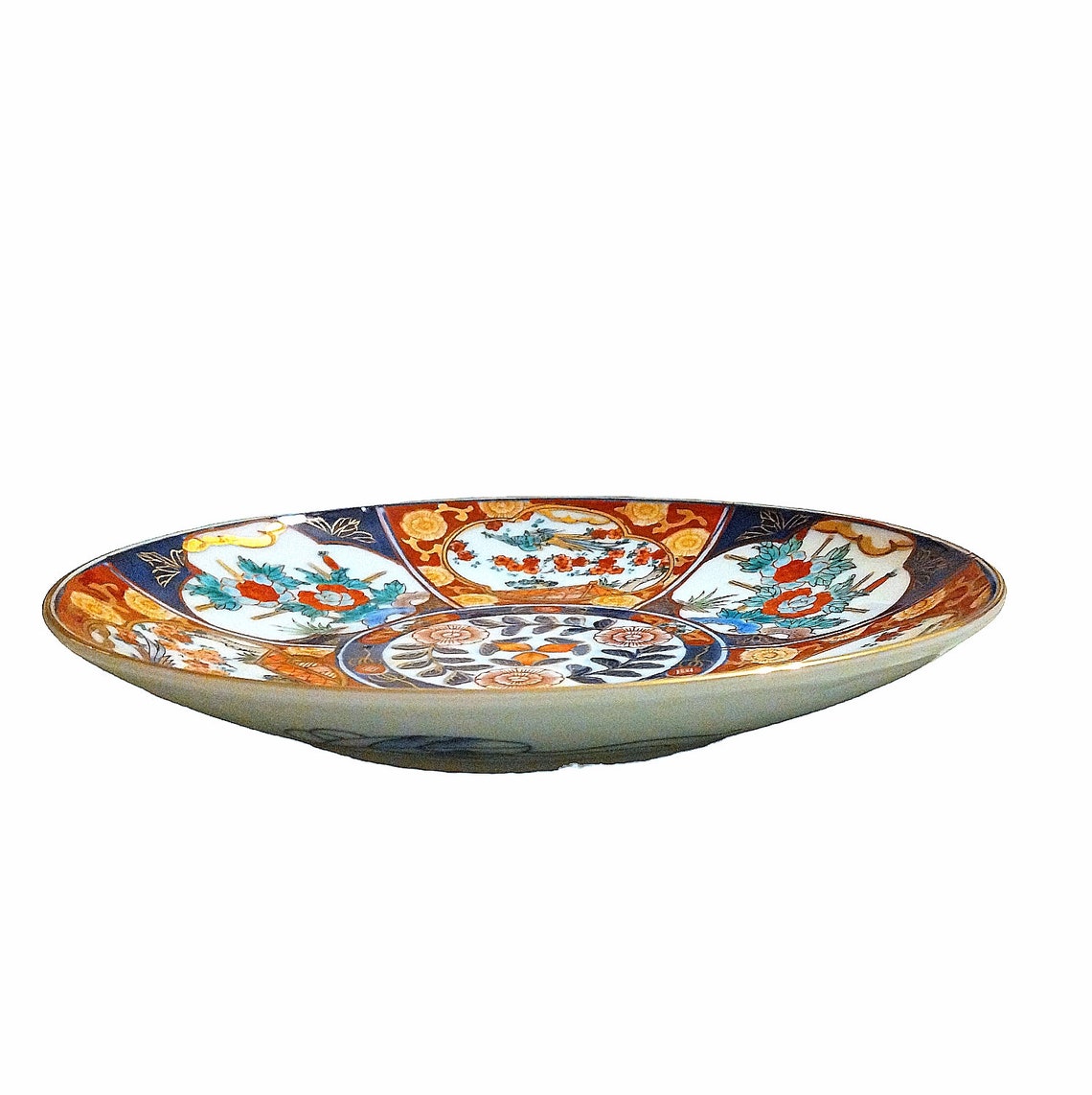 Antique Imari Handpainted Birds Flowers Platter 10.5" Japanese Wall ...