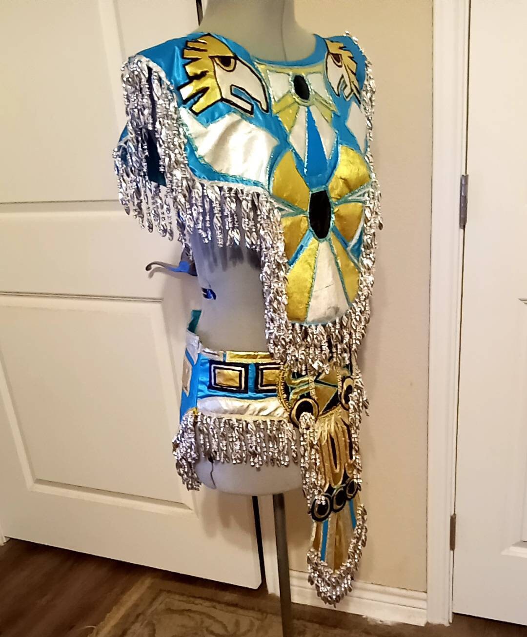 Aztec Neck and Hip Piece MADE TO ORDER - Etsy