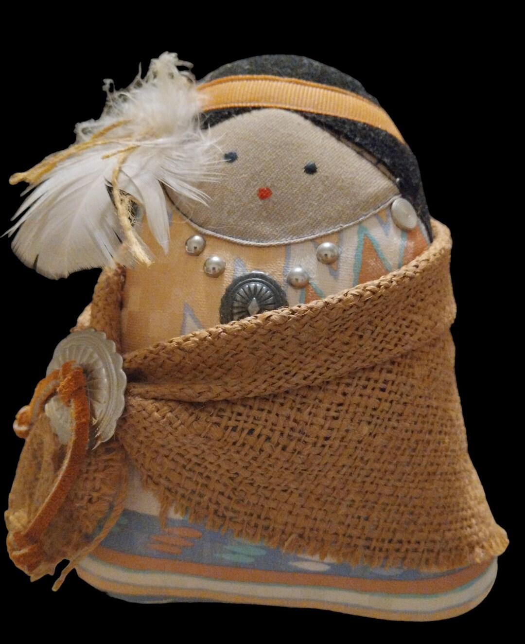Vintage Native American Southwestern Wini Doll by Artist Sue Malinski ...