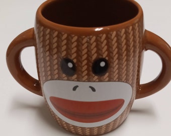 Sock Monkey Mug - Etsy
