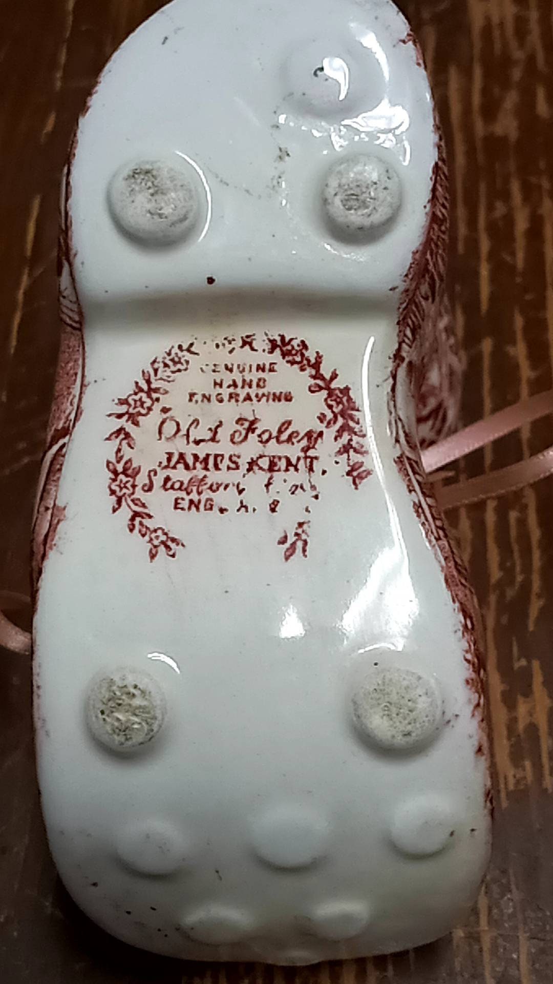 Vintage Old Foley James Kent Staffordshire England Pottery Shoe - Etsy