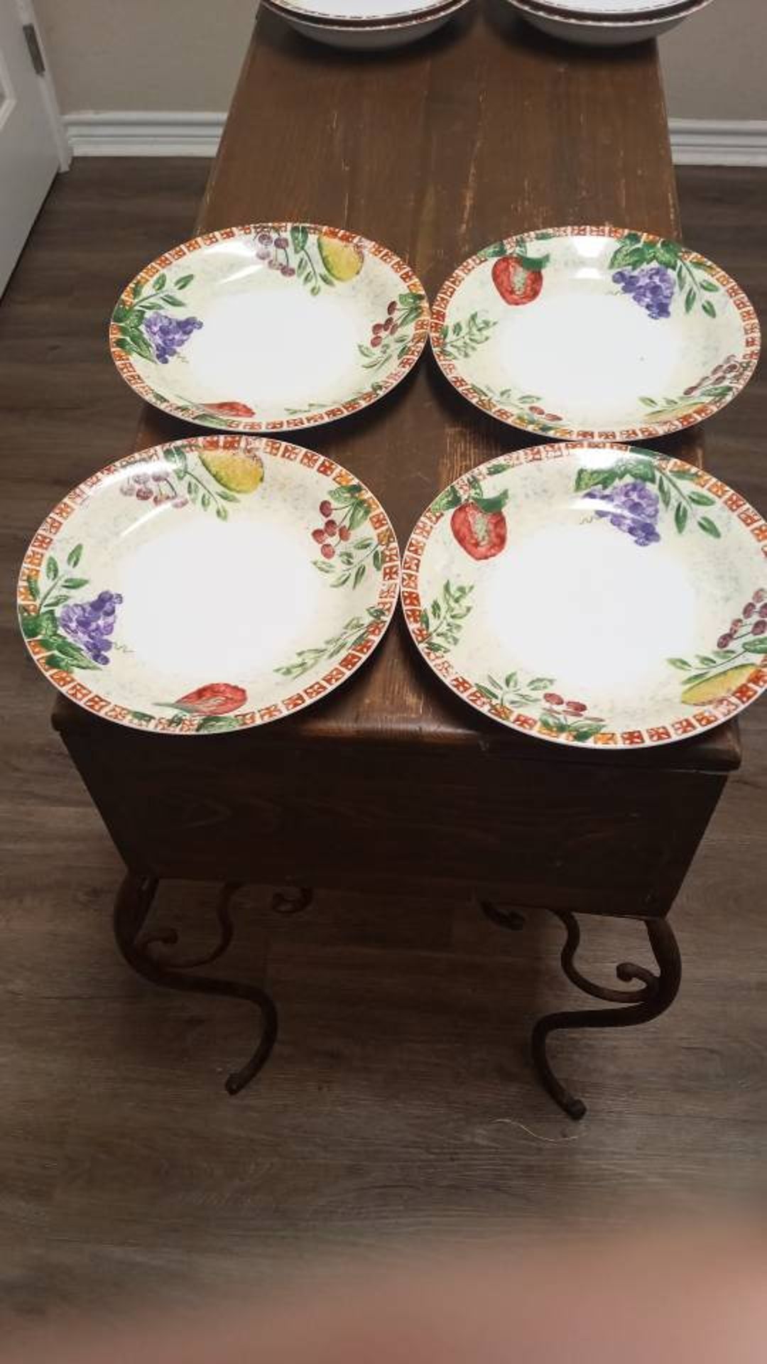 Vintage Dansk Scandinavian Fruit Orchard Collection Soup or Pasta Bowls ...