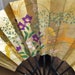 Vintage Gold Foil Handpainted Japanese Fan - Etsy