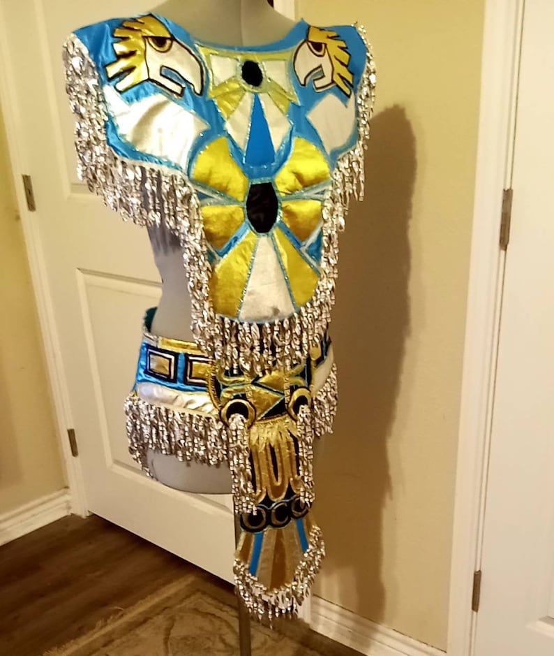 Aztec Neck and Hip Piece MADE TO ORDER - Etsy