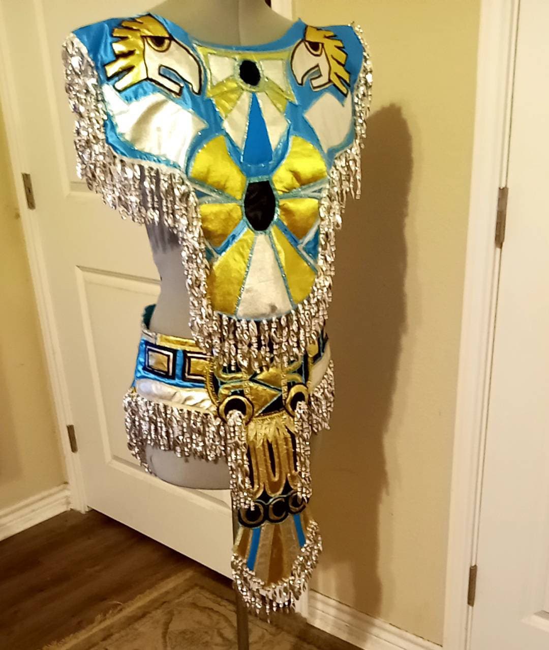 Aztec Neck and Hip Piece MADE TO ORDER - Etsy