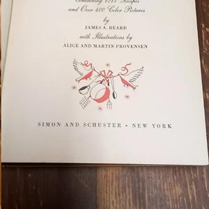 The Fireside Cookbook by James A. Beard 1949 1st Edition - Etsy
