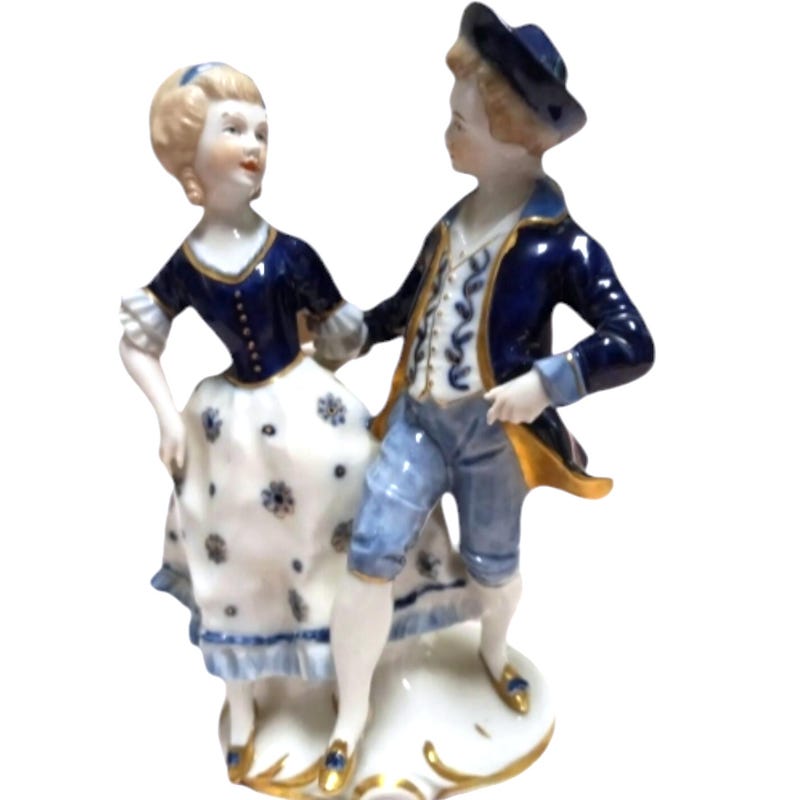 Dresden Figurine - Etsy