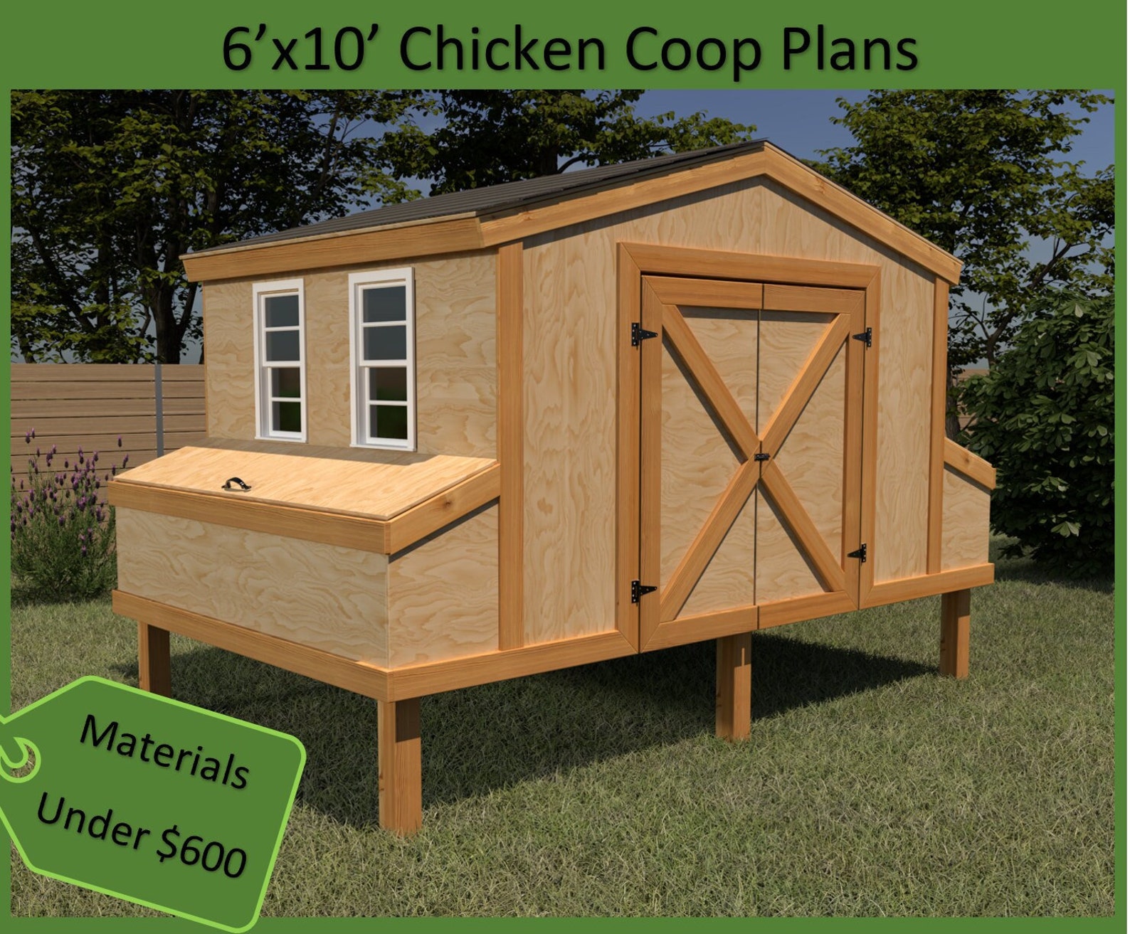Chicken Coop Plans - Etsy
