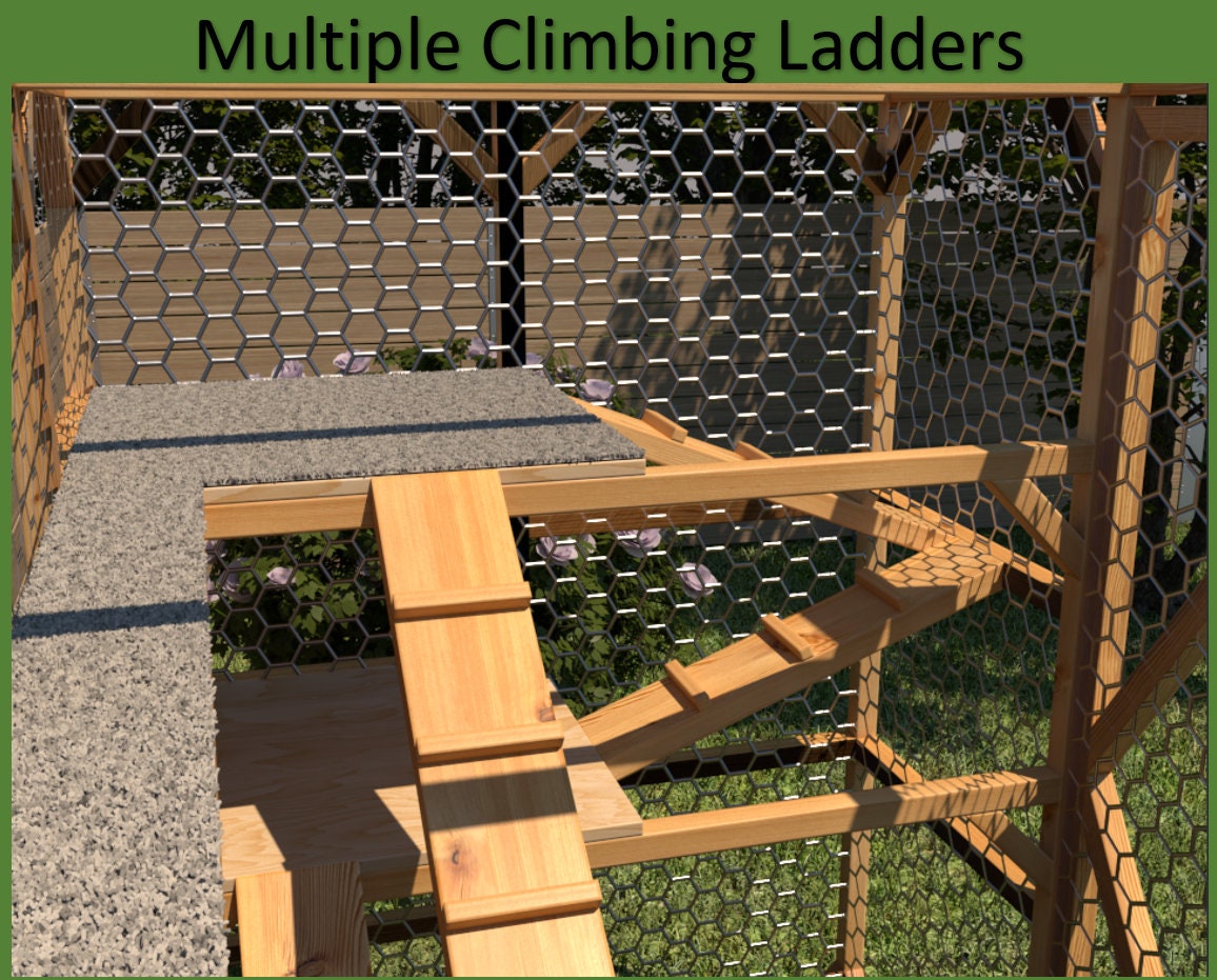 Catio Cat House Plans - Etsy UK