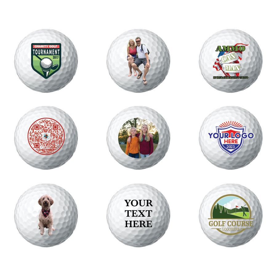 Custom & Personalized Golf Balls • Taylormade Distance+ • Gift for ...