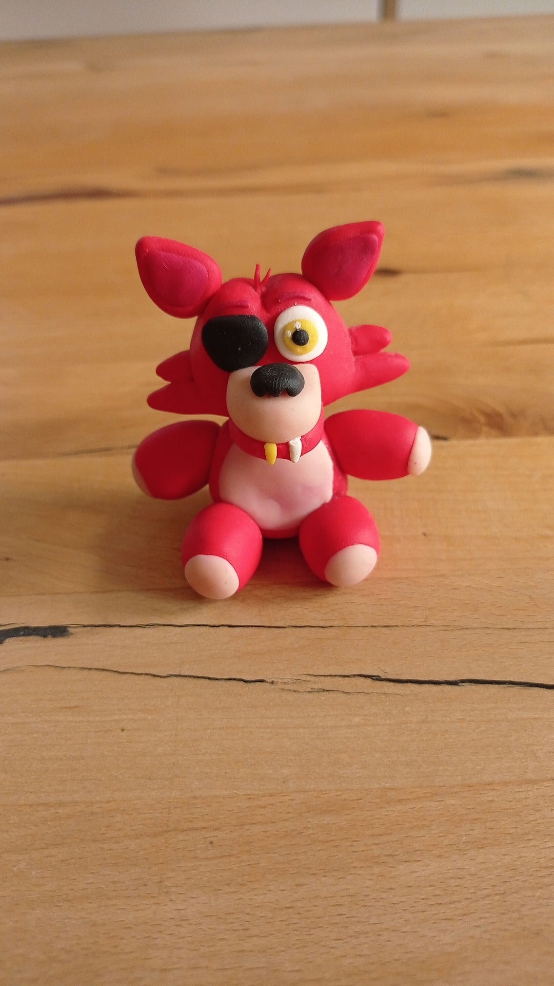 Fnaf Foxy Polymer Clay Figure Handmade - Etsy